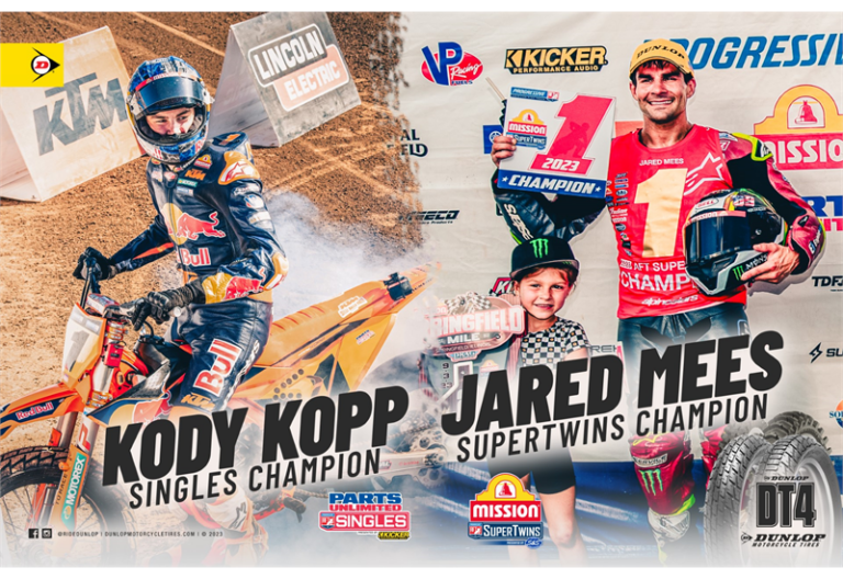 Dunlop marks over a decade as the official Progressive American Flat ...